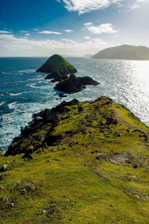 Coast of Slea Head in Kerry in Ireland Stock Photo - Image of head ...