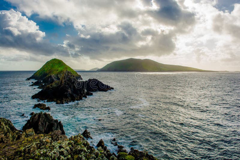 Coast of Slea Head in Kerry in Ireland Stock Photo - Image of dingle ...