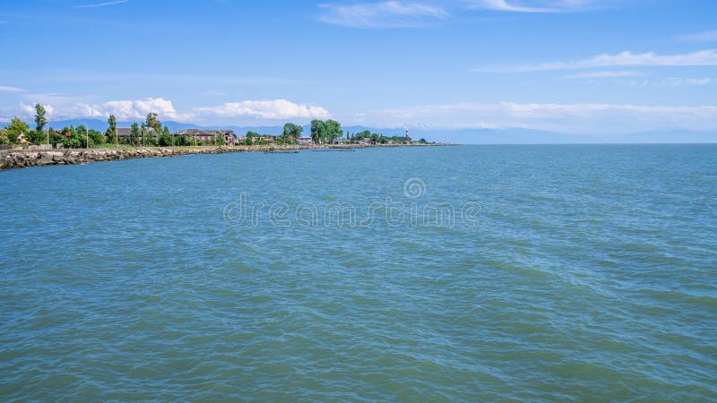Coast of the Small Town of Poti, Georgia Stock Photo - Image of water ...
