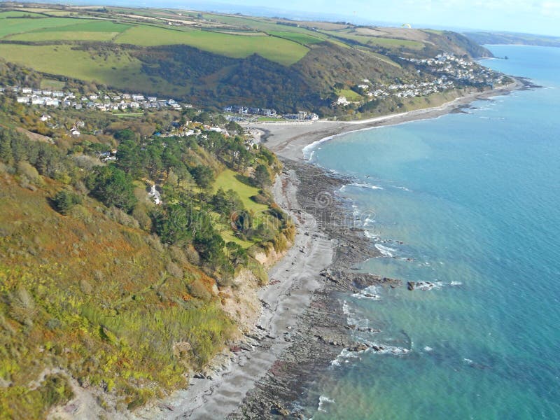 Coast of South Cornwall stock image. Image of travel - 145745713
