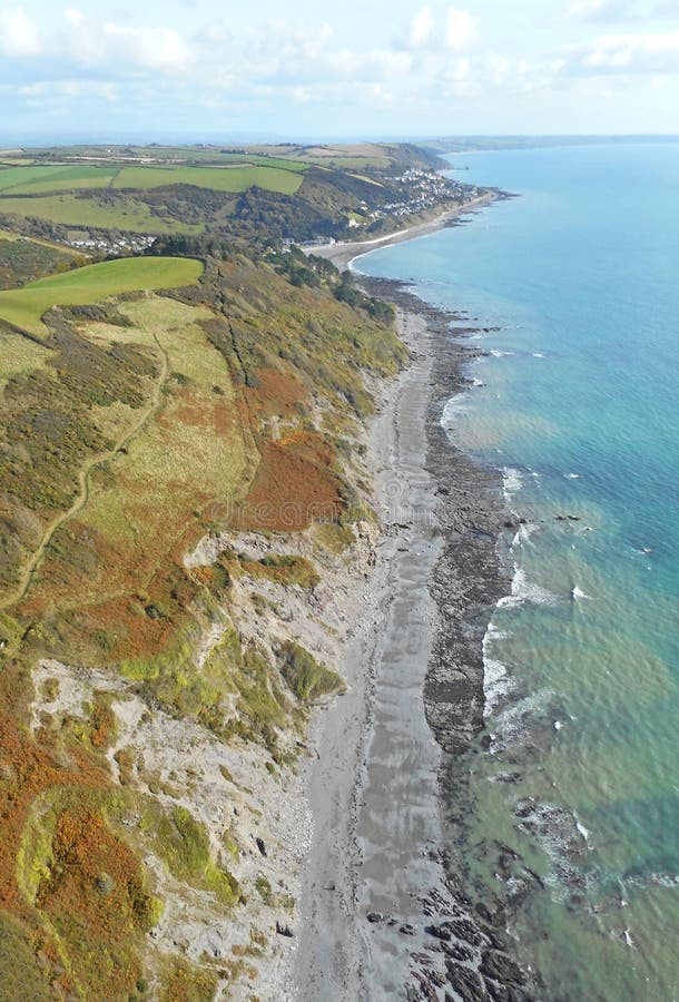 Coast of South Cornwall stock photo. Image of looe, south - 136794568