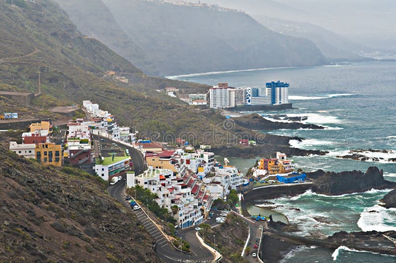 Coast town stock image. Image of rock, colorful, pris - 21900959