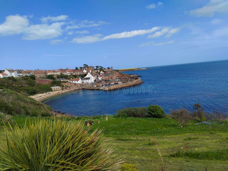 Coast View in Crail, Scotland Stock Photo - Image of landscape, city ...