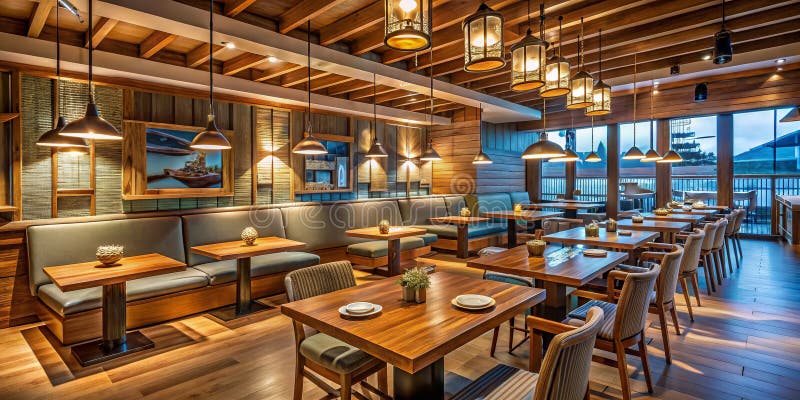 Coastal Chic Fish Restaurant Design a Modern Interior with Rule of ...
