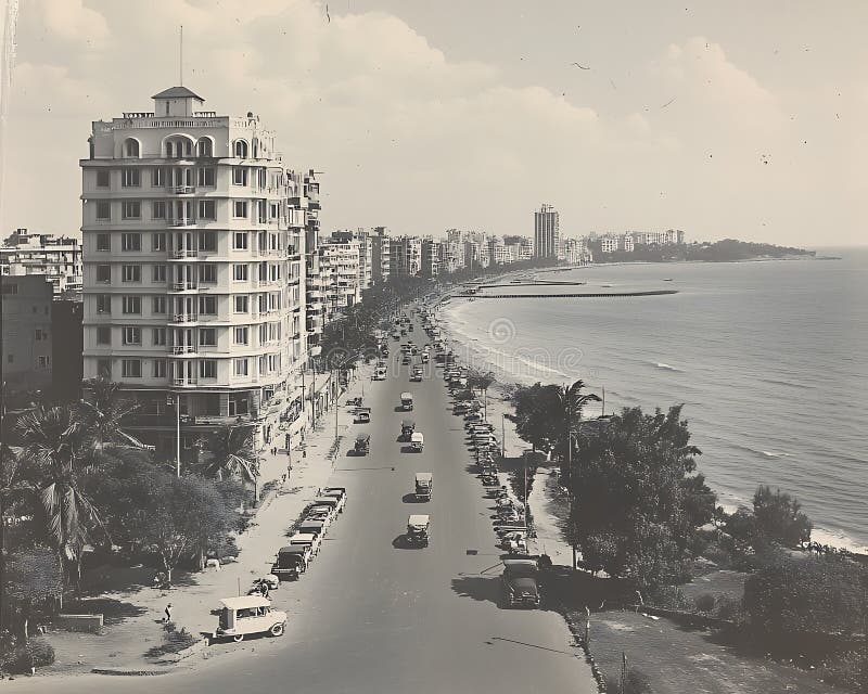 A Coastal City Showcases a Beautiful Beachfront Cityscape in this Image ...