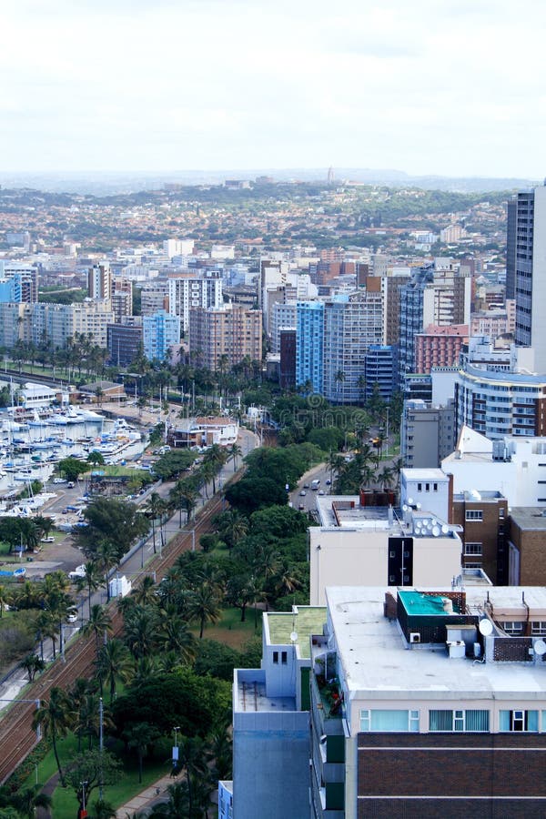 Coastal city skyline stock image. Image of city, buildings - 5098329