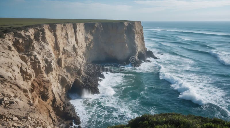 Coastal Cliffs Eroding into the Ocean Under the Influences of Climate ...