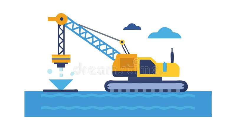 Coastal Construction Waterfront Development, Vector Design Generative ...