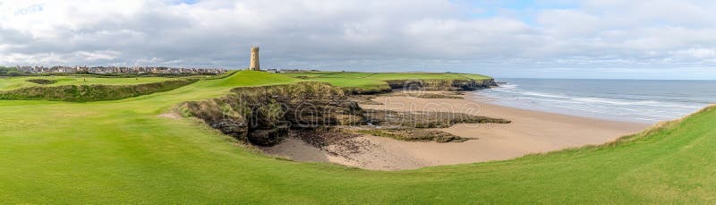 Coastal Golf Course with Lighthouse Scenic Ocean Views and Seaside ...