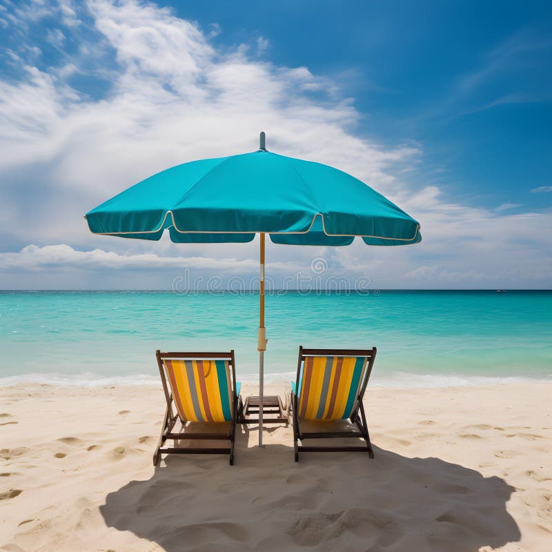 Coastal Harmony, Sandy Beach, Whimsical Clouds, and Harmonious Waves ...