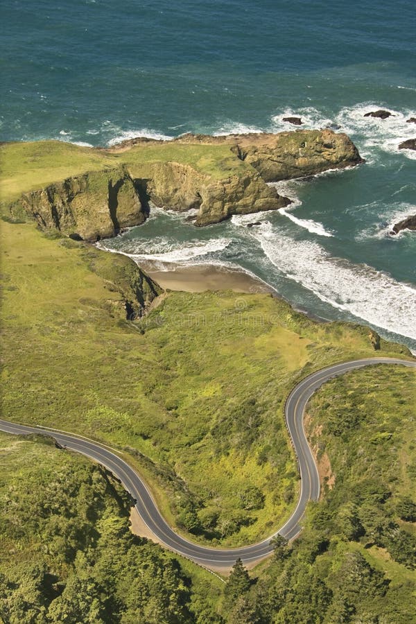Coastal highway. stock image. Image of rural, water, birds - 3611765