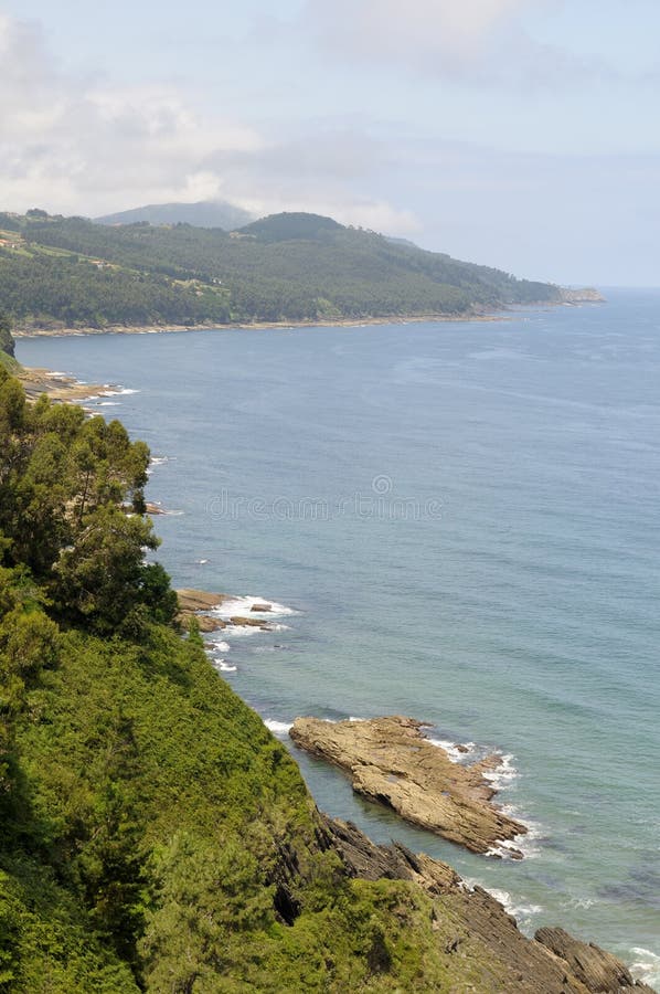 Coastal landscape stock photo. Image of waves, rocks - 32547004