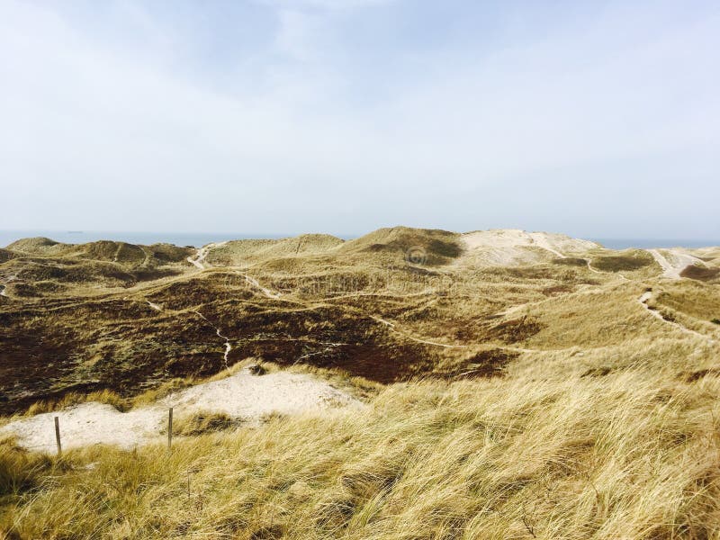 Coastal Landscape in Denmark Stock Photo - Image of coastal, scenic ...