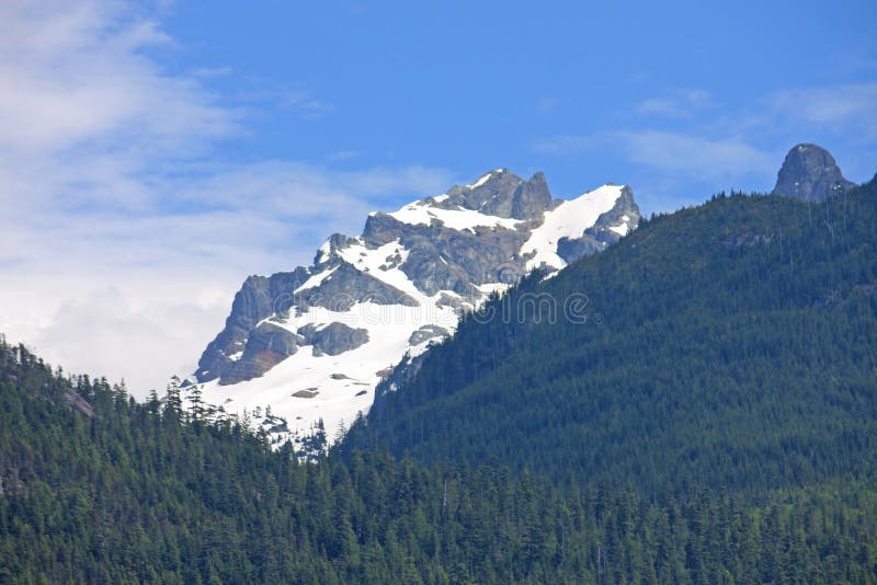 Coastal Mountains, Canada stock image. Image of peak - 104879159