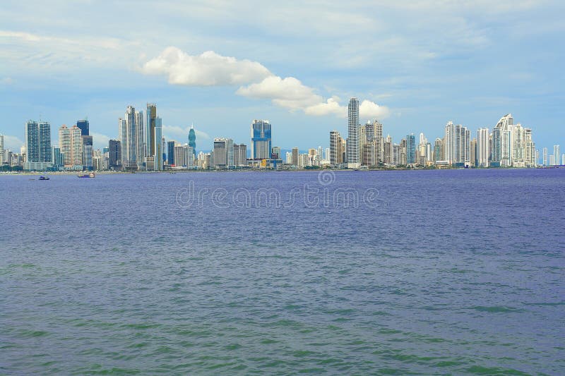 Panorama of Panama City Capital Stock Photo - Image of urbanism, view ...