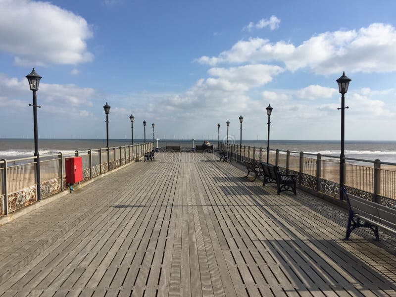 Skegness Pier stock image. Image of taken, seaside, 2014 - 44923019