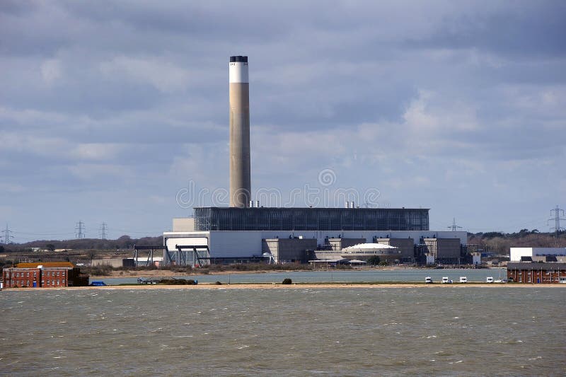 A coastal power station stock image. Image of industrial - 23874015