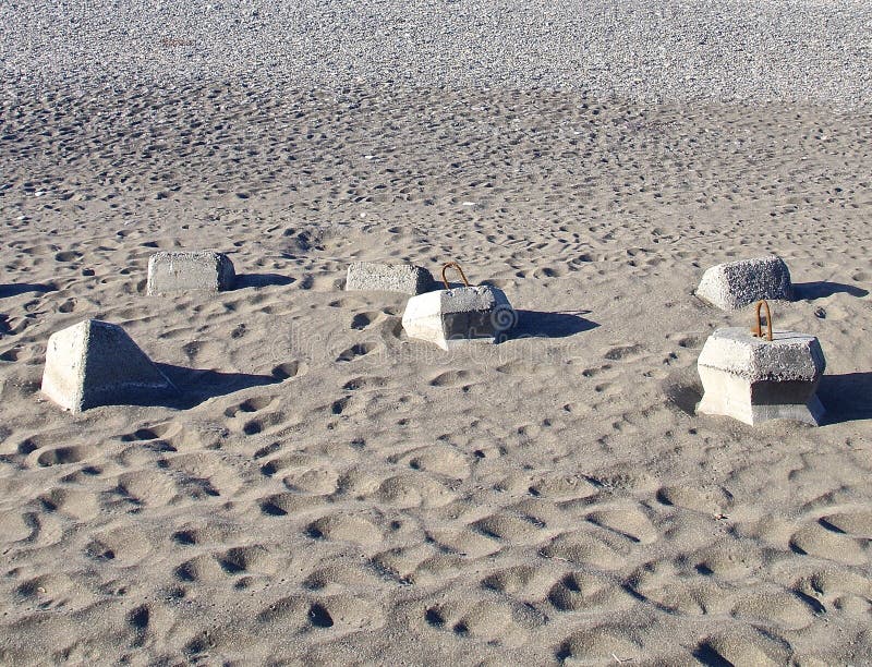 The Coastal Protection Structures Stock Photo - Image of tetrapod ...