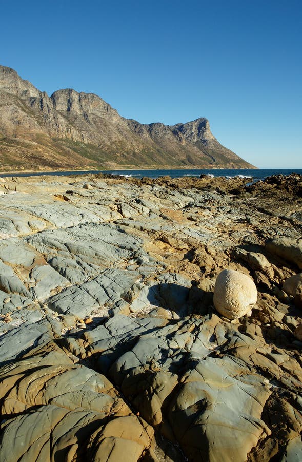 Coastal rock formations stock photo. Image of blue, color - 10683892