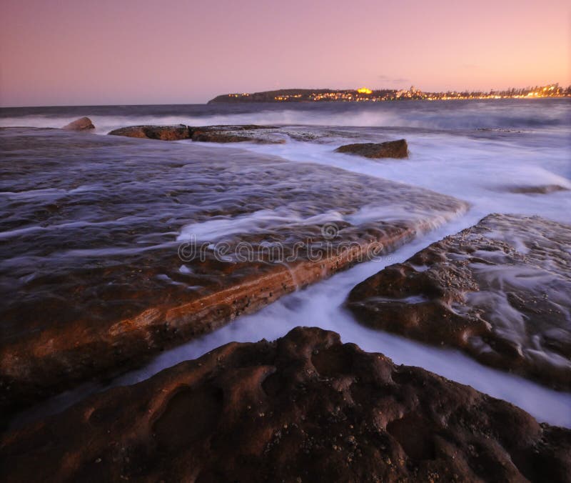 Coastal Rock Ledge stock image. Image of freshwater, fishing - 20043037