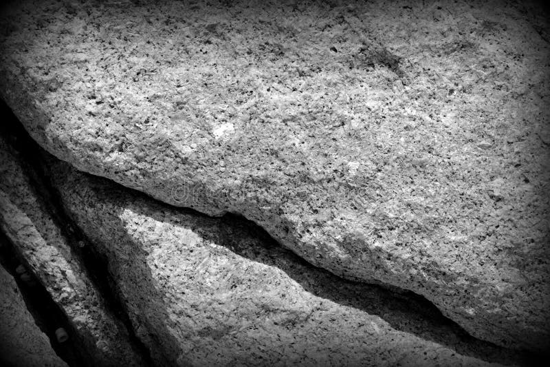 Coastal Rock Texture Close-up. Stone Background Black and White Stock ...