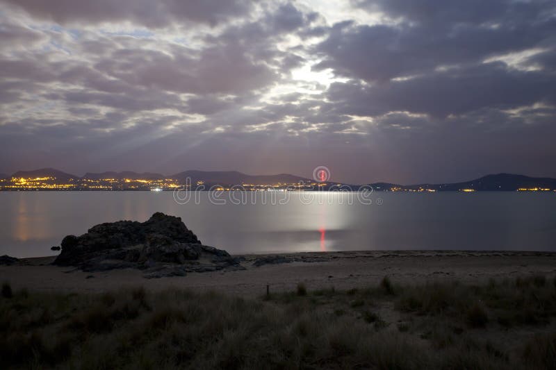 Coastal scene stock image. Image of north, beach, rocks - 24811641