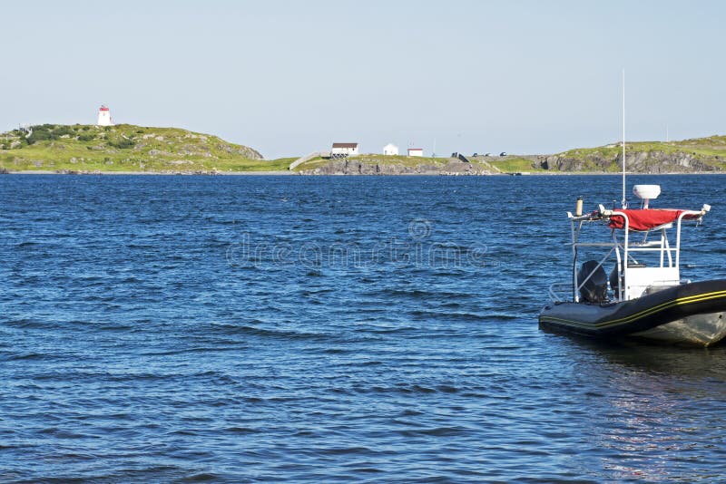 Coastal Scenic in Newfoundland Stock Photo - Image of house ...