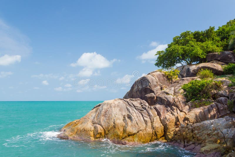 Coastal view stock image. Image of coast, cliff, horizon - 29598339