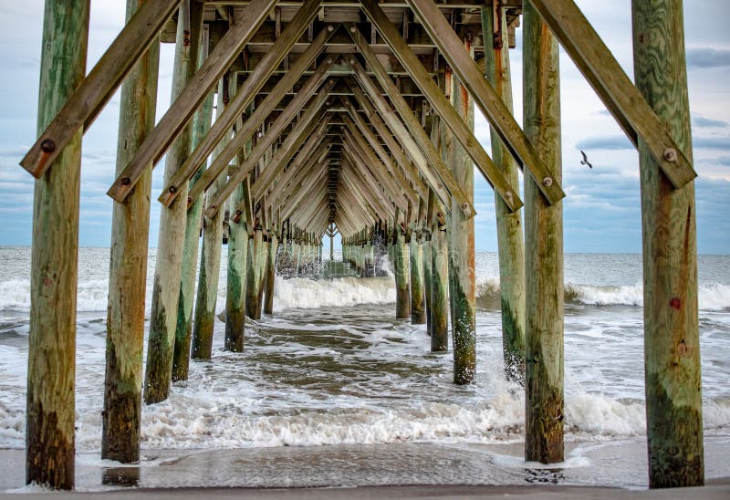 Coastal View a View by the Ocean Stock Image - Image of summer, sand ...