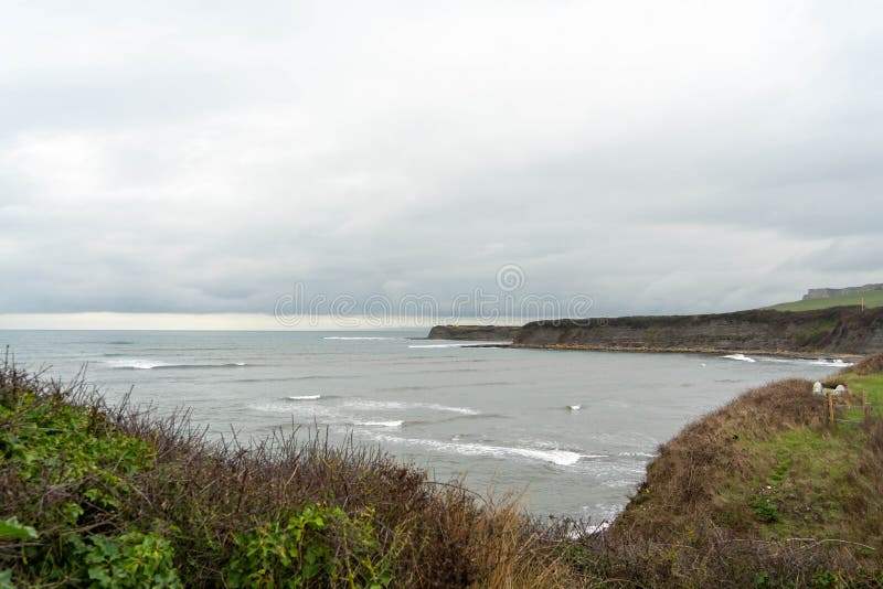 The Coastal View at Kimmeridge Bay, Dorset, UK, in the Autumn Stock ...