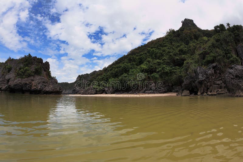 Coastal Waters of the Thai Gulf Stock Photo - Image of storm, beauty ...