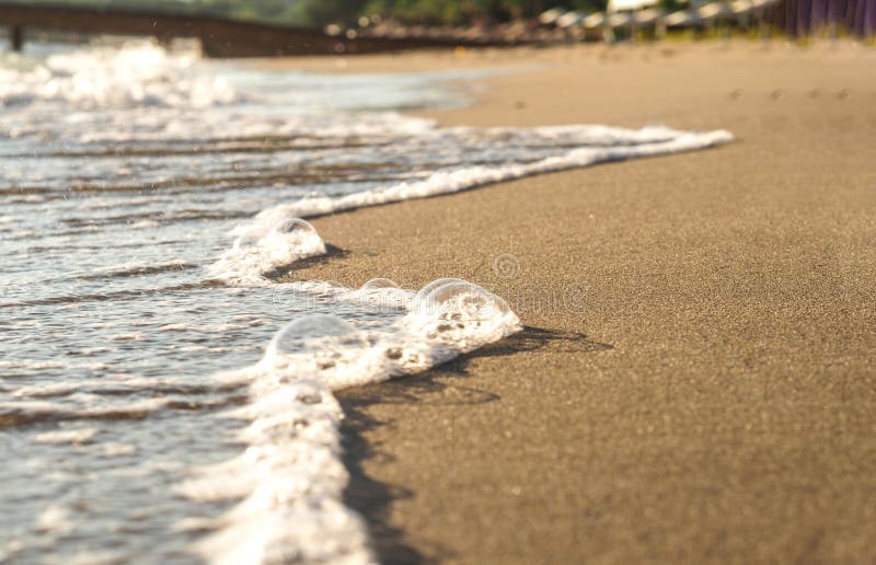 Coastal Waves at the Seaside Stock Photo - Image of coastline, ocean ...