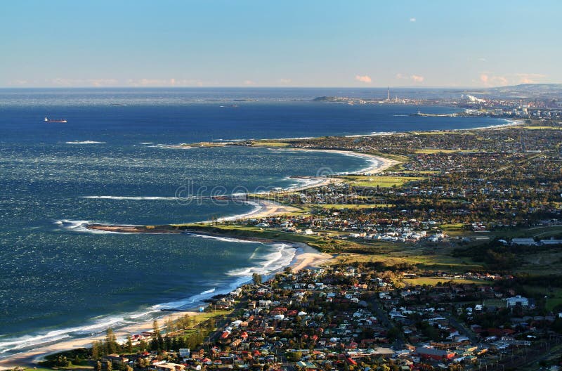 Coastline stock photo. Image of ship, ocean, coast, building - 4914802