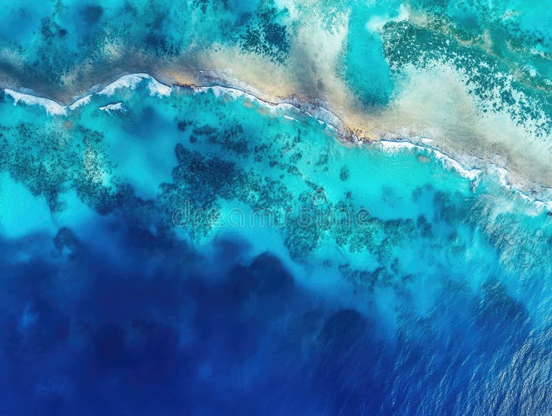 Coastline from above stock photo. Image of outdoor, sandy - 382032876