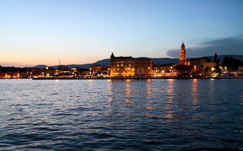 Coastline in the adriatic stock photo. Image of journey - 142730316