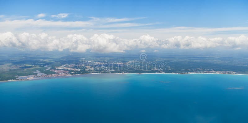 Coastline aerial view stock image. Image of ocean, tourism - 29571745
