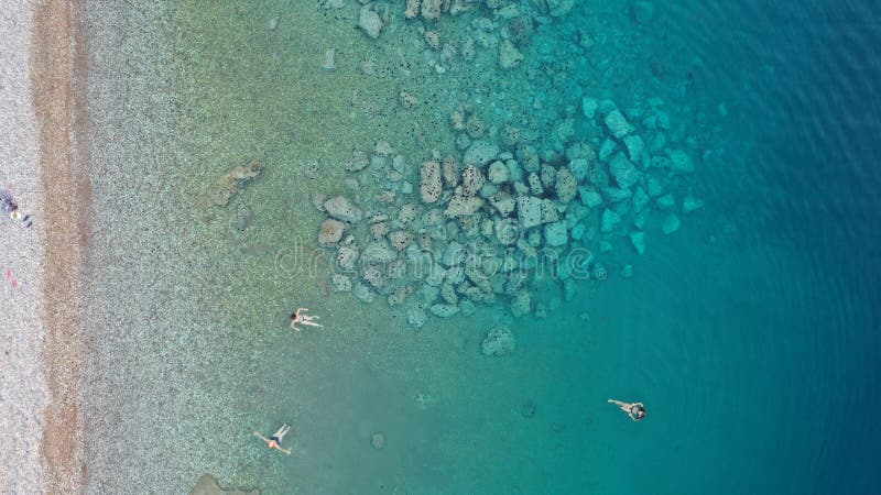 Coastline in Aigio Peloponnese Greece Stock Image - Image of ...