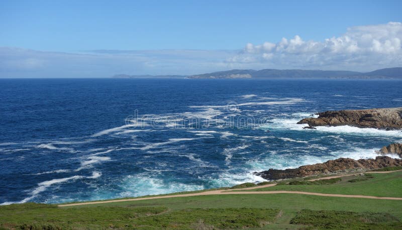 Coastline at the Atlantic Ocean Stock Photo - Image of landscape ...