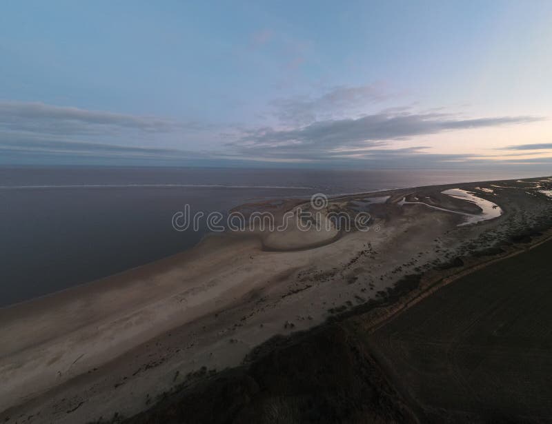 Beach and sunset blue sky stock image. Image of default - 242904549