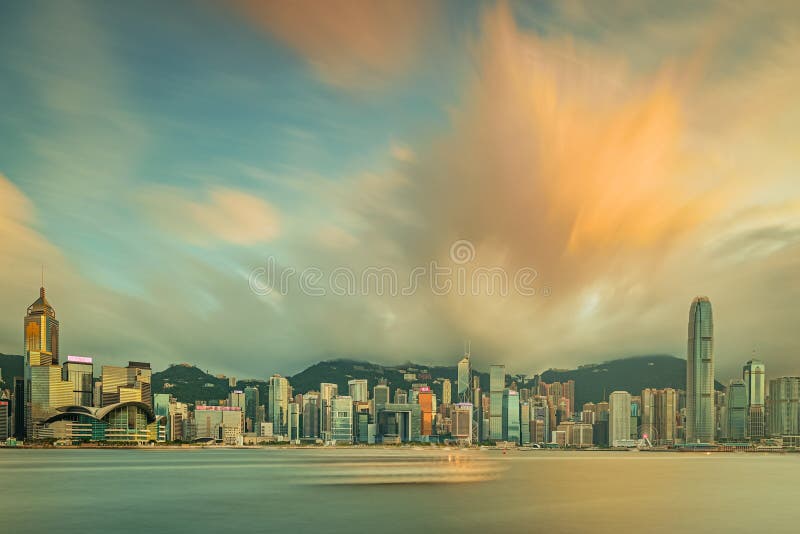 The Coastline Cityscapes Night Scene Editorial Stock Photo - Image of ...