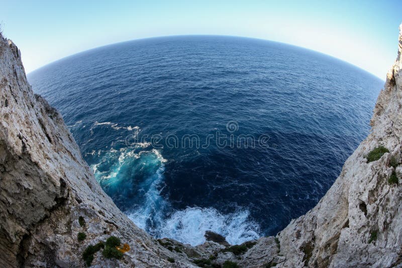 Coastline Cliffs in Menorca Stock Photo - Image of europe, hiking ...