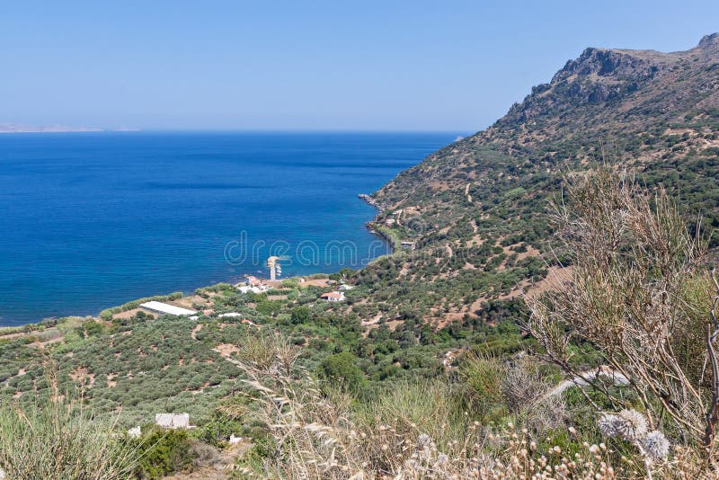 Coastline in Crete stock photo. Image of fresh, vacation - 39525208