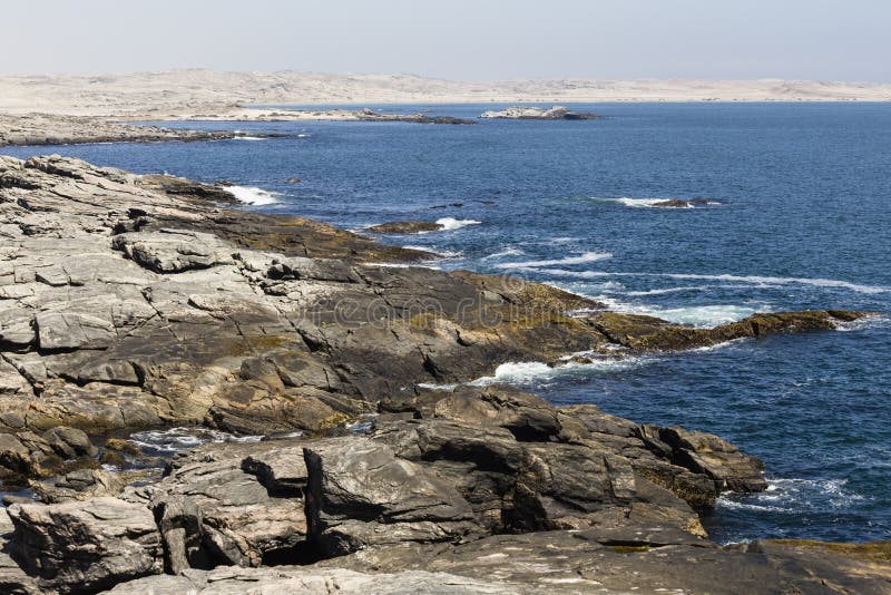 Diaz Point with Wooden Walkway and Lighthouse on the Luderitz Peninsula ...