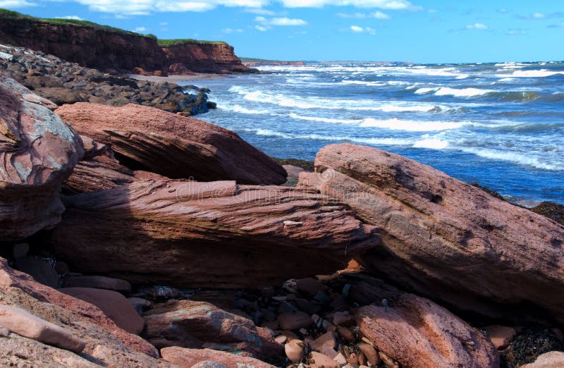 Coastline, eastern Canada stock photo. Image of outdoors - 35340698