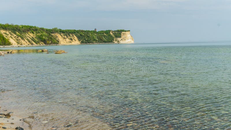 Coastline of Baltic Sea Landscape Steep Coast Stock Image - Image of ...
