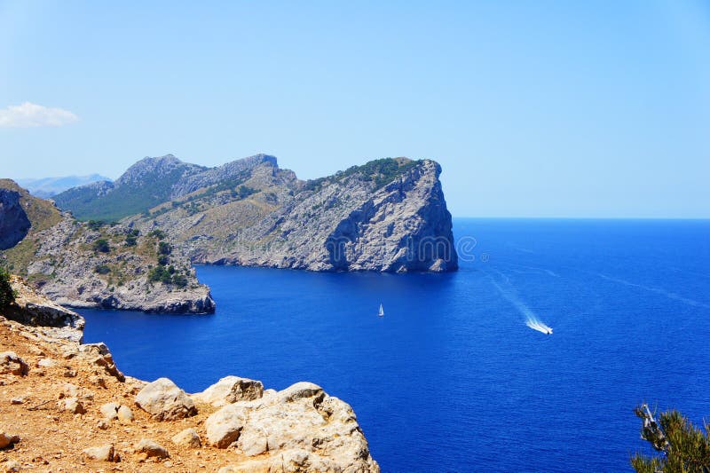 Coastline of Mallorca stock photo. Image of malloca, coast - 82305930