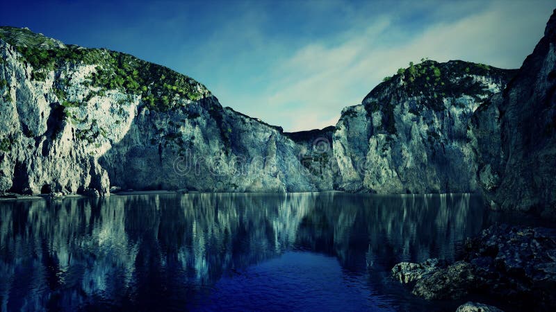 Coastline with Ocean and Rocks Stock Photo - Image of destinations ...