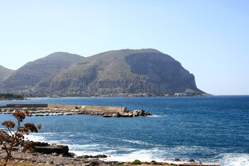 Coastline of Palermo, Italy Stock Image - Image of seaside, current ...