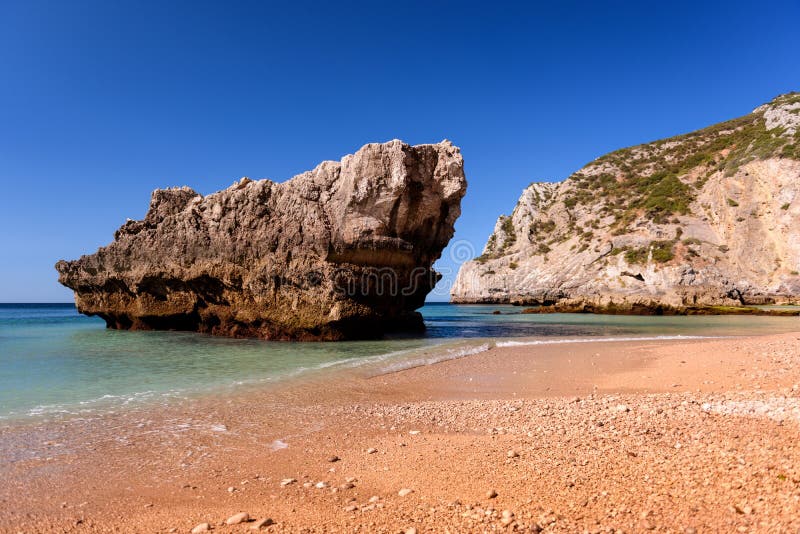 Coastline in Portugal stock photo. Image of cape, cavallo - 98428828