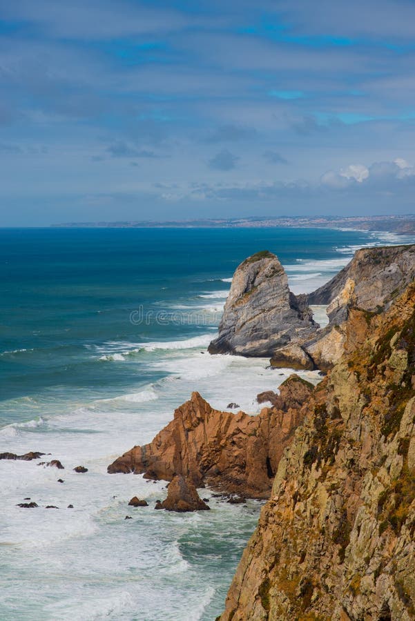 Coastline in Portugal stock image. Image of portugal - 36697189
